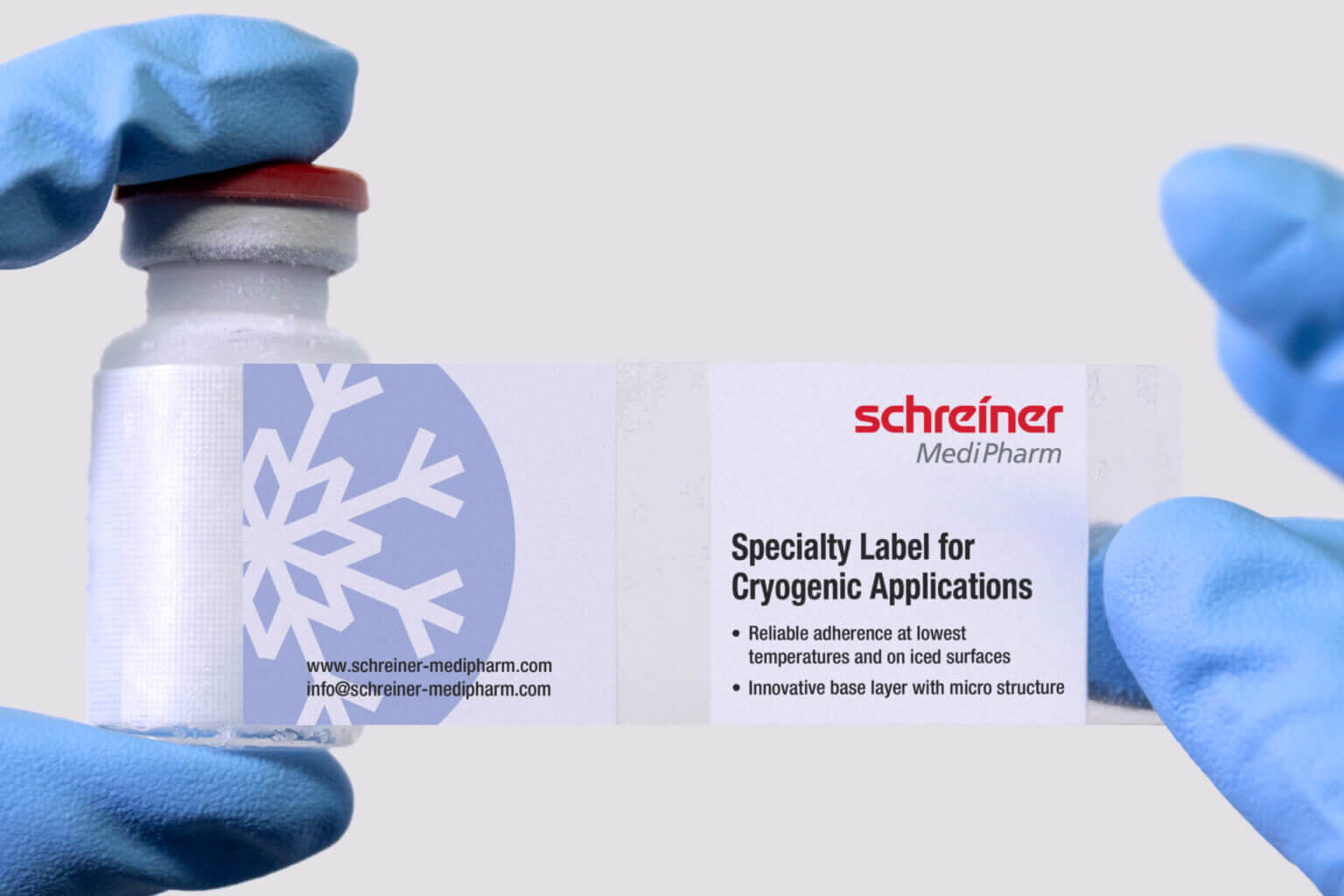 Ice-cold Marking: Cryo-Label for Frozen Medications - Schreiner Group Forum
